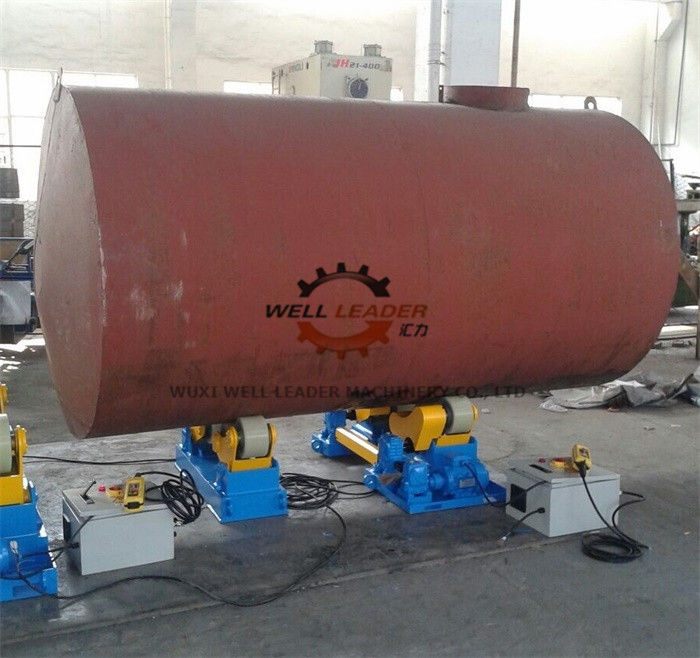 Variable Speed Self Aligned Pipe Welding Rotator 10 Ton Rotary Capacity