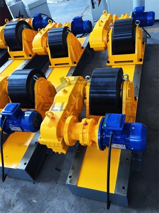 Conventional Turning Roll Tank Welding Rotators PU 40000kgs Driving ...