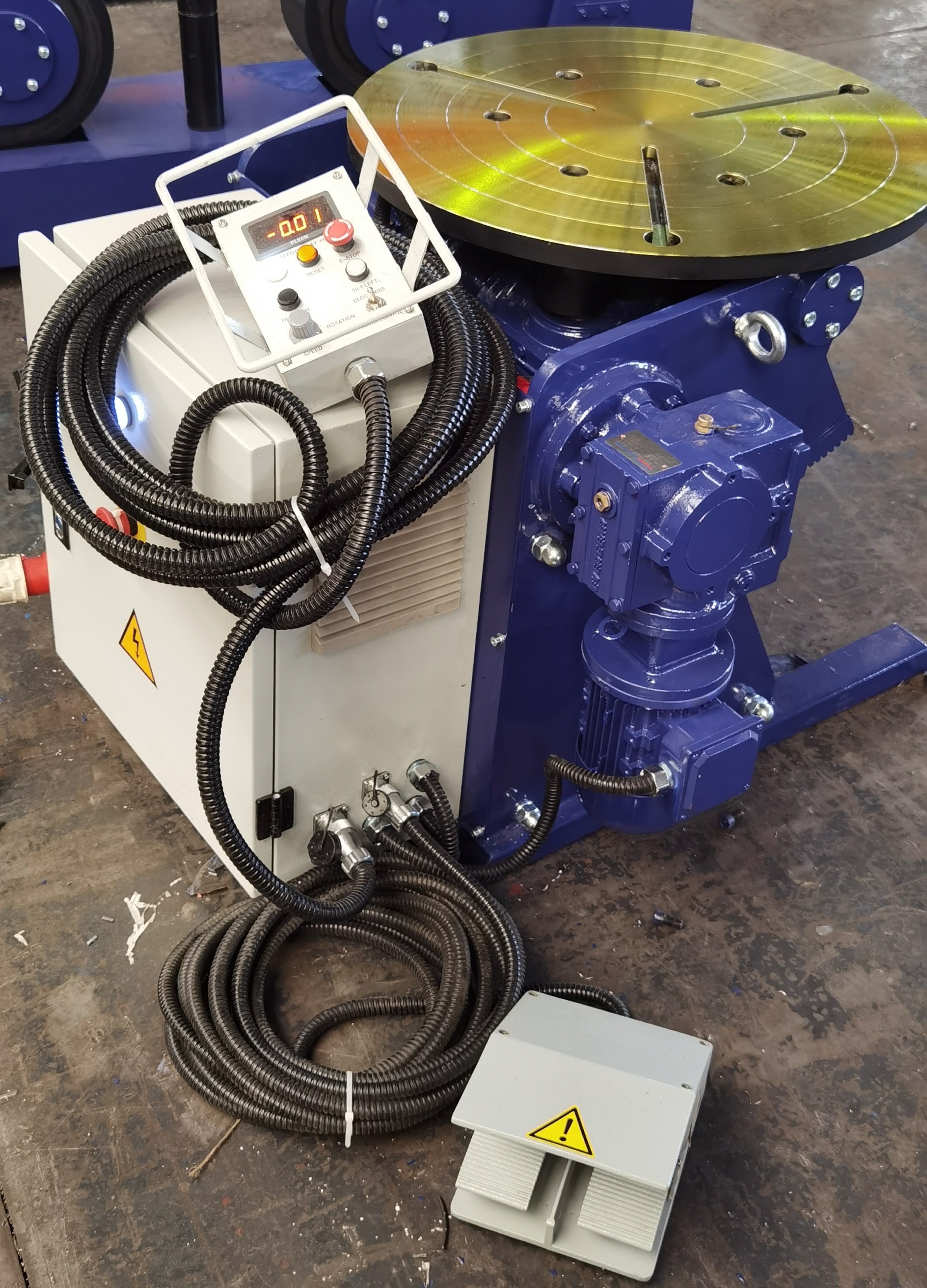 300kg Pipe Welding Manipulator Positioner Single Base Type