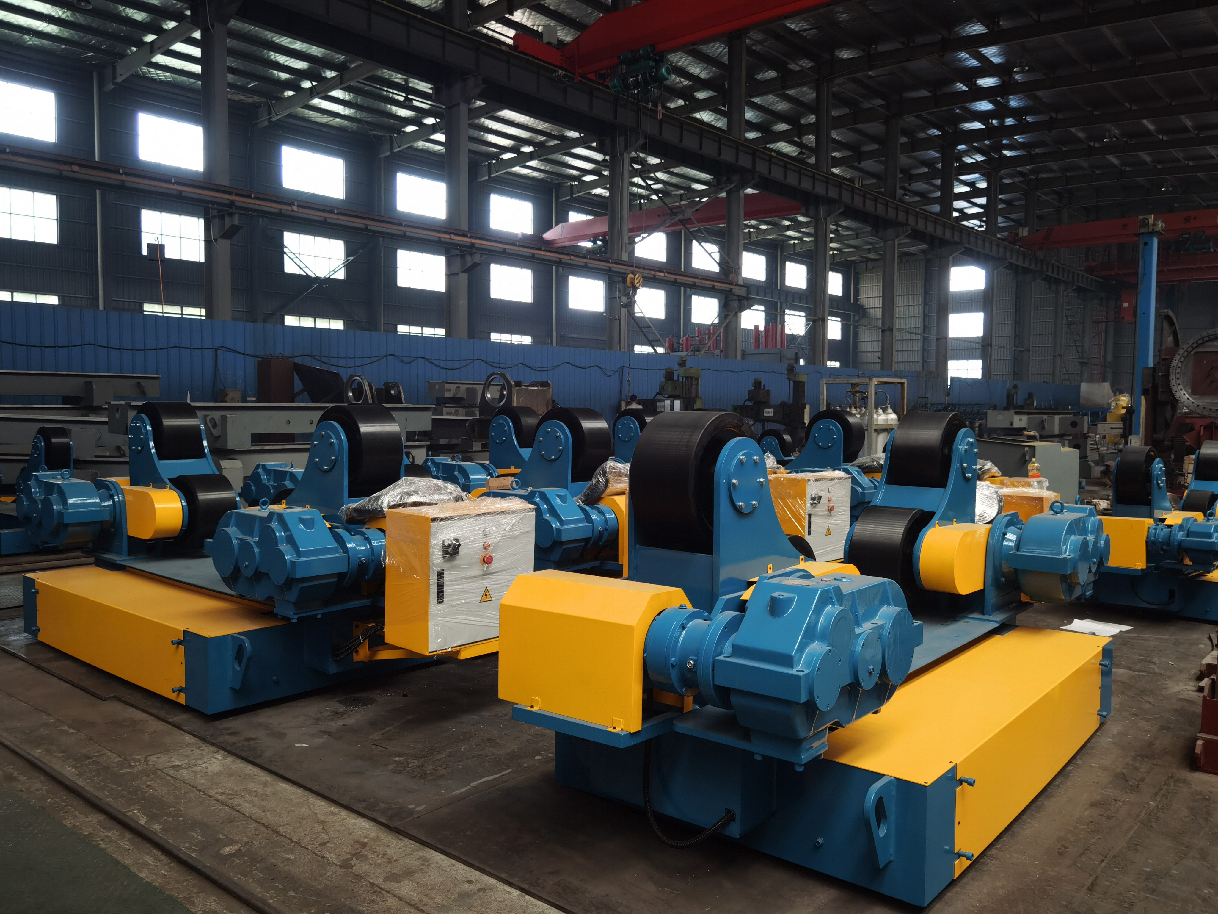 Variable Speed 100T Self Aligned Welding Rotator With Optional Welding Positioner