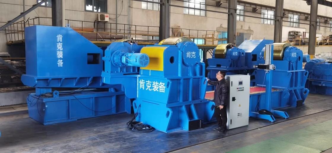 1600 Ton Steel Pipe Welding Rotator Machine Anti Drifting Tank Turning ...