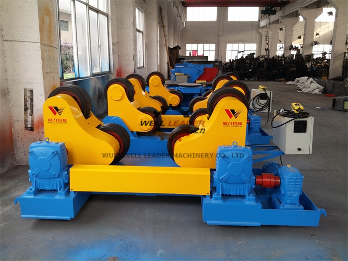 40 Ton Standard Automatic Pipe Rotators For Welding 400mm Diameter Roller