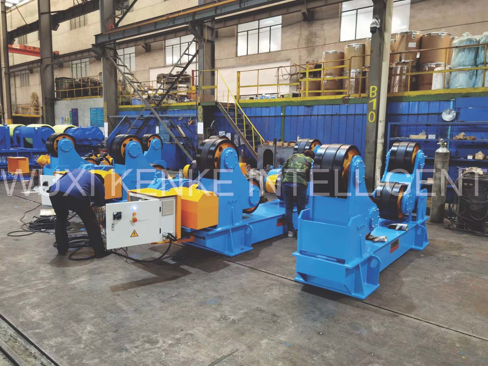 Pipe Self Aligning Welding Rotator Machine For Sale Rubber Roller 150t ...